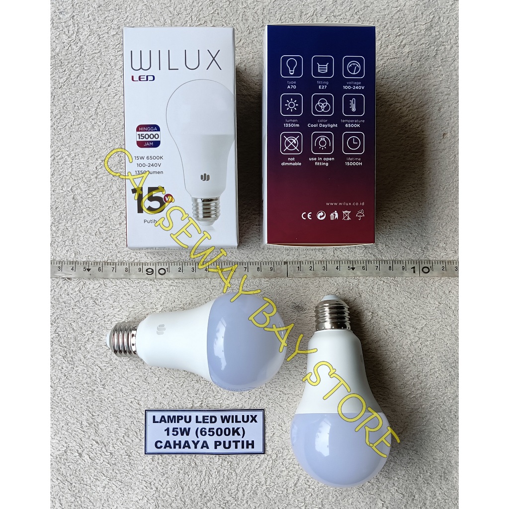 Jual LAMPU LED 15W WILUX 6500K PUTIH | Shopee Indonesia