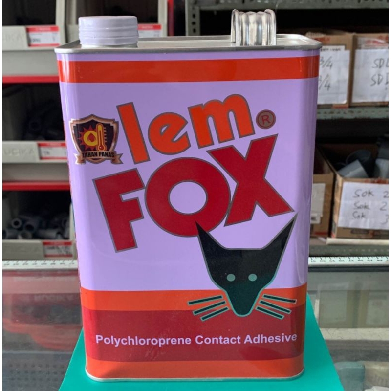 Jual Lem Fox Kuning 2.5 Kg Polychloroprene Contact Adhesive / Kertas ...