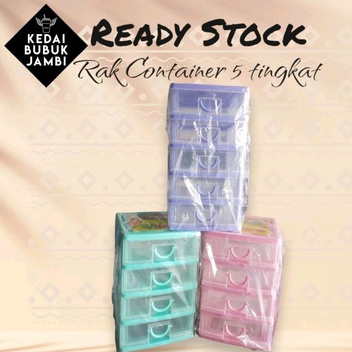 Jual RAK KONTAINER 3,4,5 LACI | Shopee Indonesia