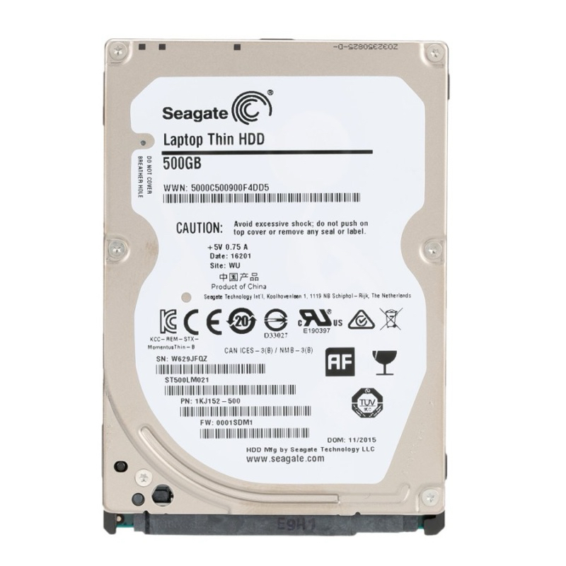Jual HARDISK LAPTOP/MINI PC SLIM 500GB SEAGATE/WD BLACK SENTINEL 100% ...