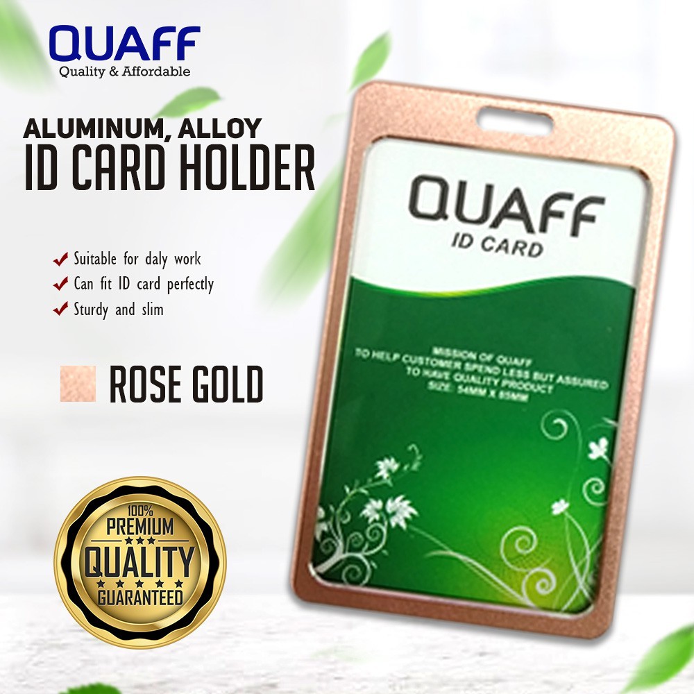 Jual Tempat Id Card Aluminium Holder ID Card tempat kartu id card cetak ...