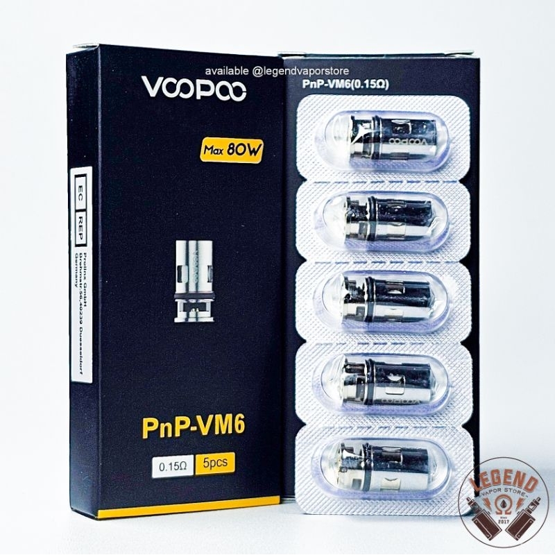 Jual COIL VOOPOO PNP-VM6 0.15 OHM AUTHENTIC HARGA SATUAN | Shopee Indonesia