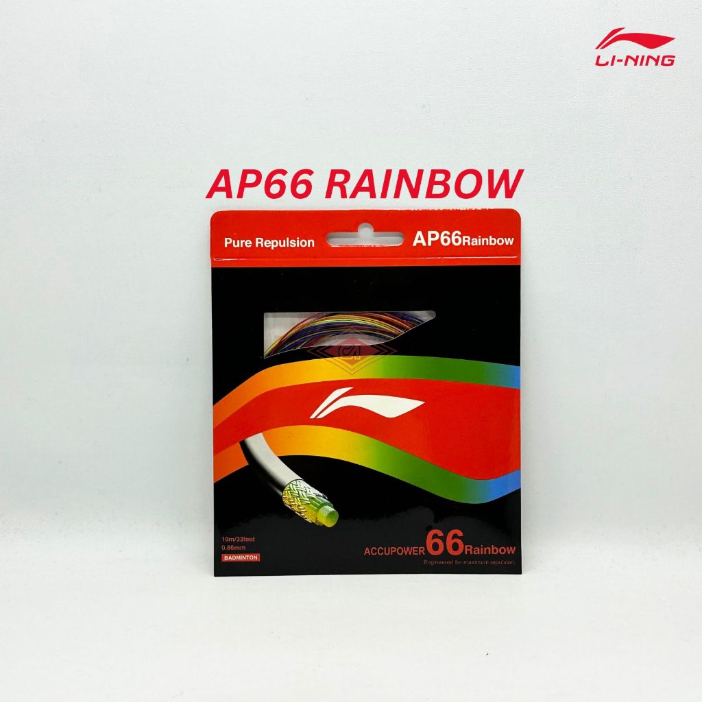 Jual senar badminton li-ning ap 66 AP66 rainbow | Shopee Indonesia