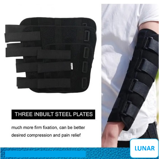 Jual Penyangga Cidera Lengan Cubital Tunnel Syndrome 3 Plat Logam Ulna ...