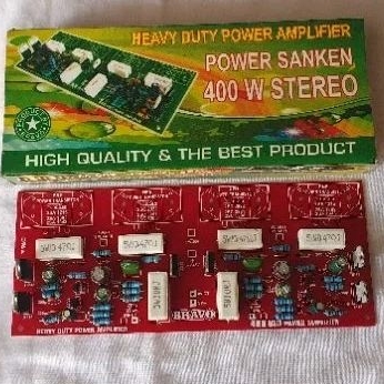 Jual Kit Driver Power Sanken 400 Watt Stereo by Bravo | Shopee Indonesia