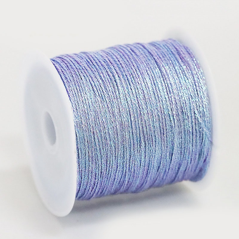 Jual 1 ROLL Shine String Tali Benang Metalik Metallic String - 6 HELAI ...