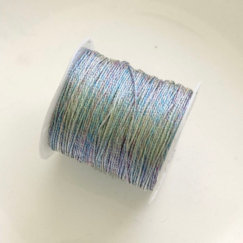 Jual 1 ROLL Shine String Tali Benang Metalik Metallic String - 9 HELAI ...