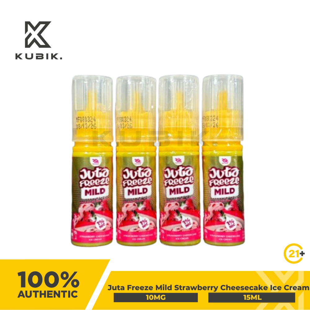 Jual Liquid Juta Freeze Mild Strawberry Cheesecake Ice Cream 10MG By ...