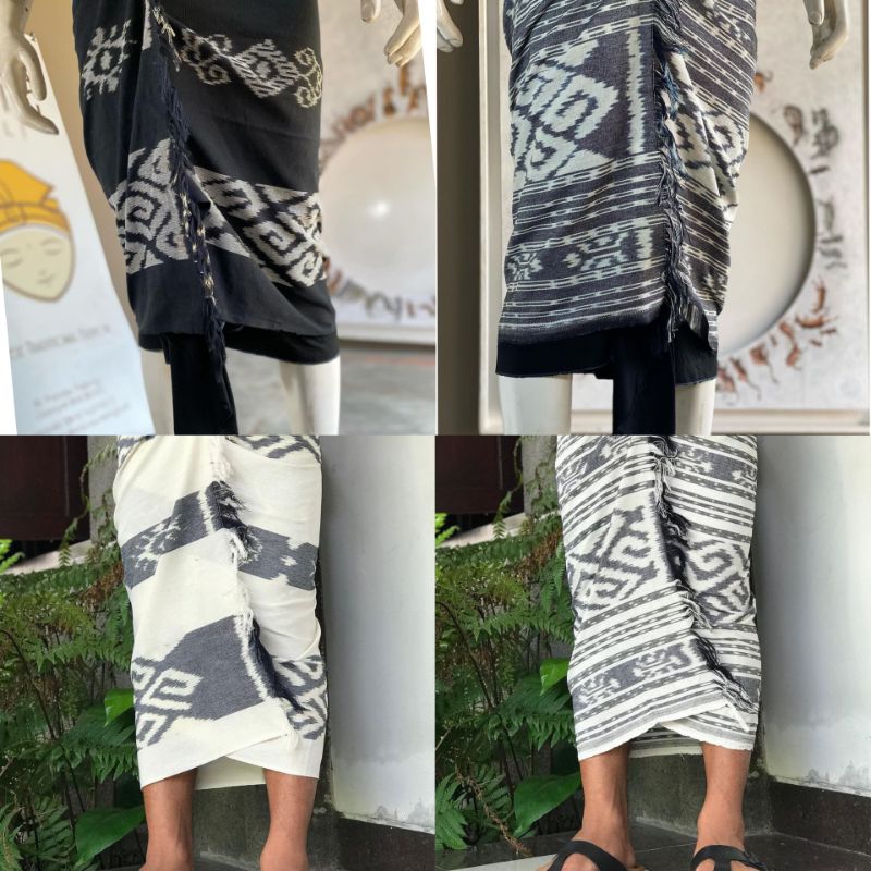 Jual saputan tenun ikat blanket || pakaian tradisional bali.saput bali ...