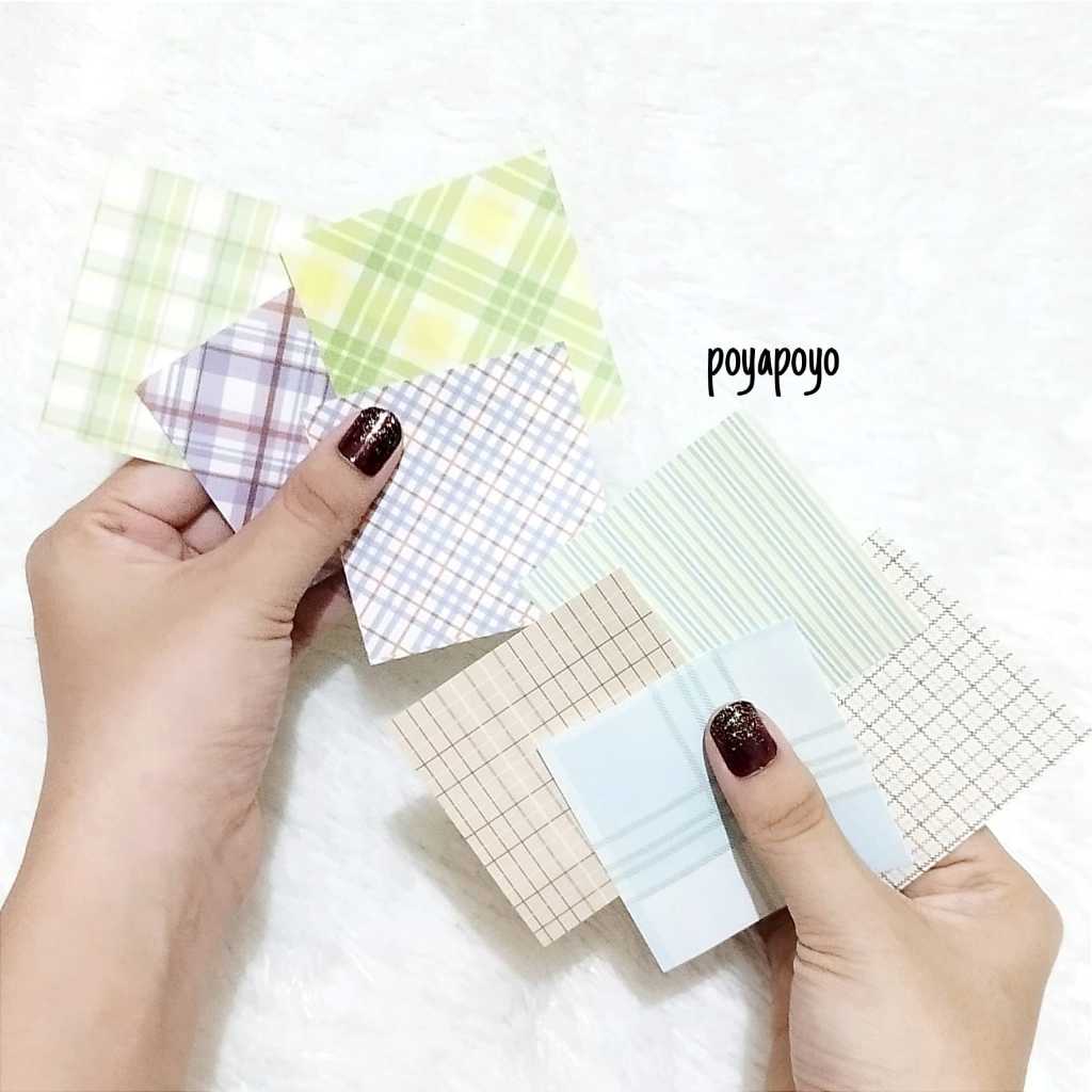 Jual Notepad memo aesthetic notepad memo grid series lucu memo kertas ...