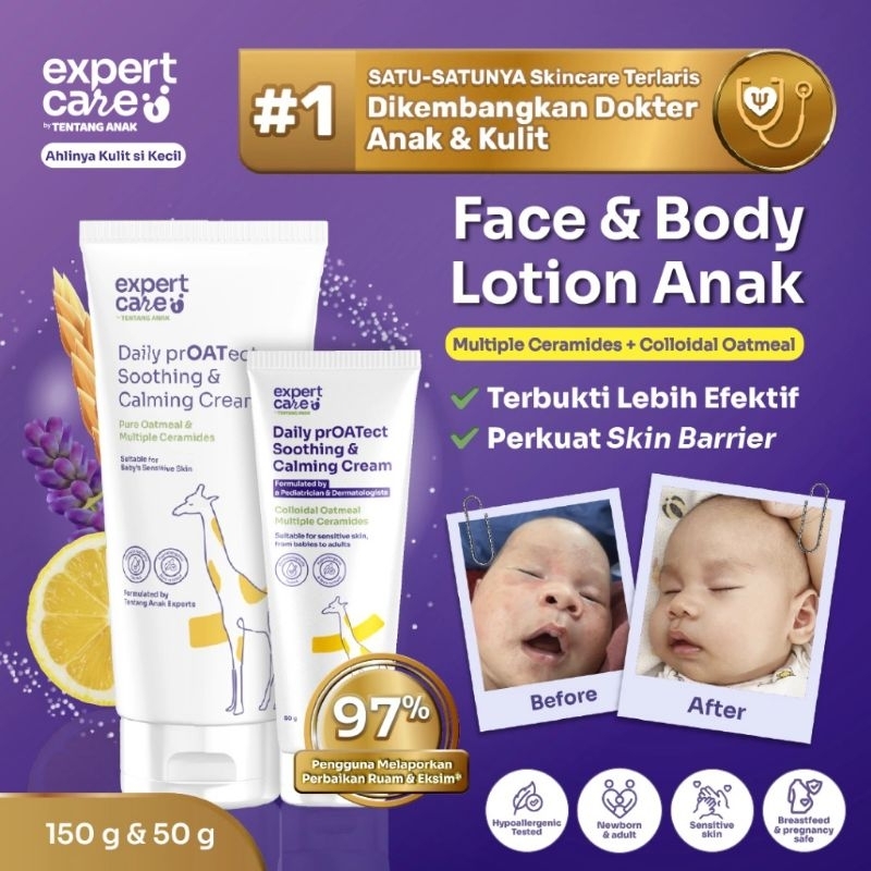 Jual Expert Care Face & Body Lotion Cream Moisturizer Daily Proatect ...