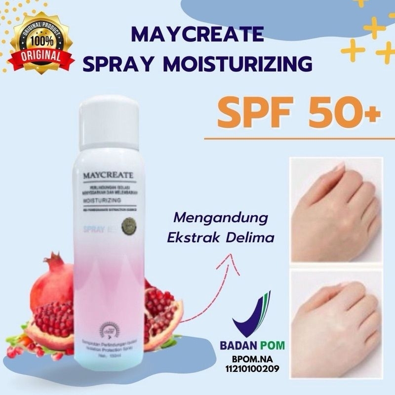 Jual MAYCREATE WHITENING SPRAY/ MAYCREATE MOISTURIZING SPRAY/ BIOAQUA ...