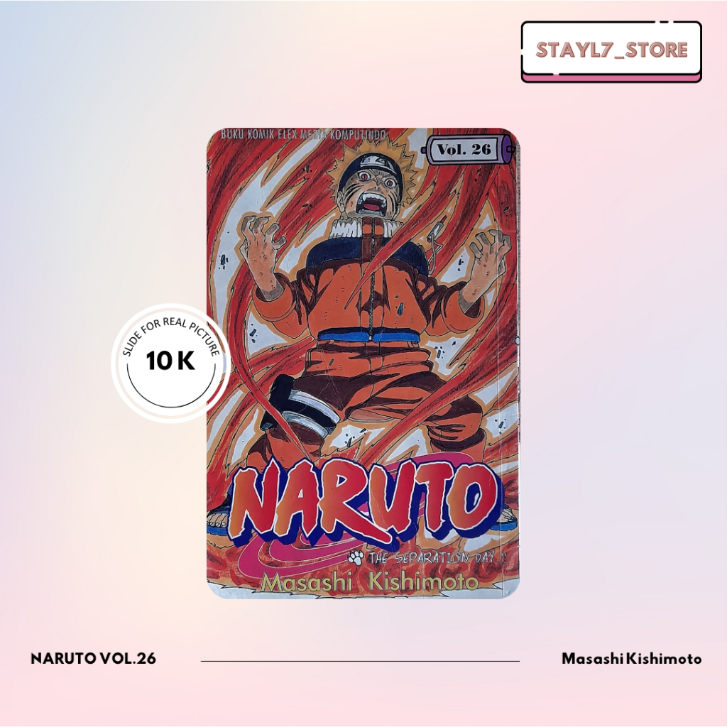 Jual Naruto Vol.26 (Buku Novel Komik Bekas Preloved) | Shopee Indonesia