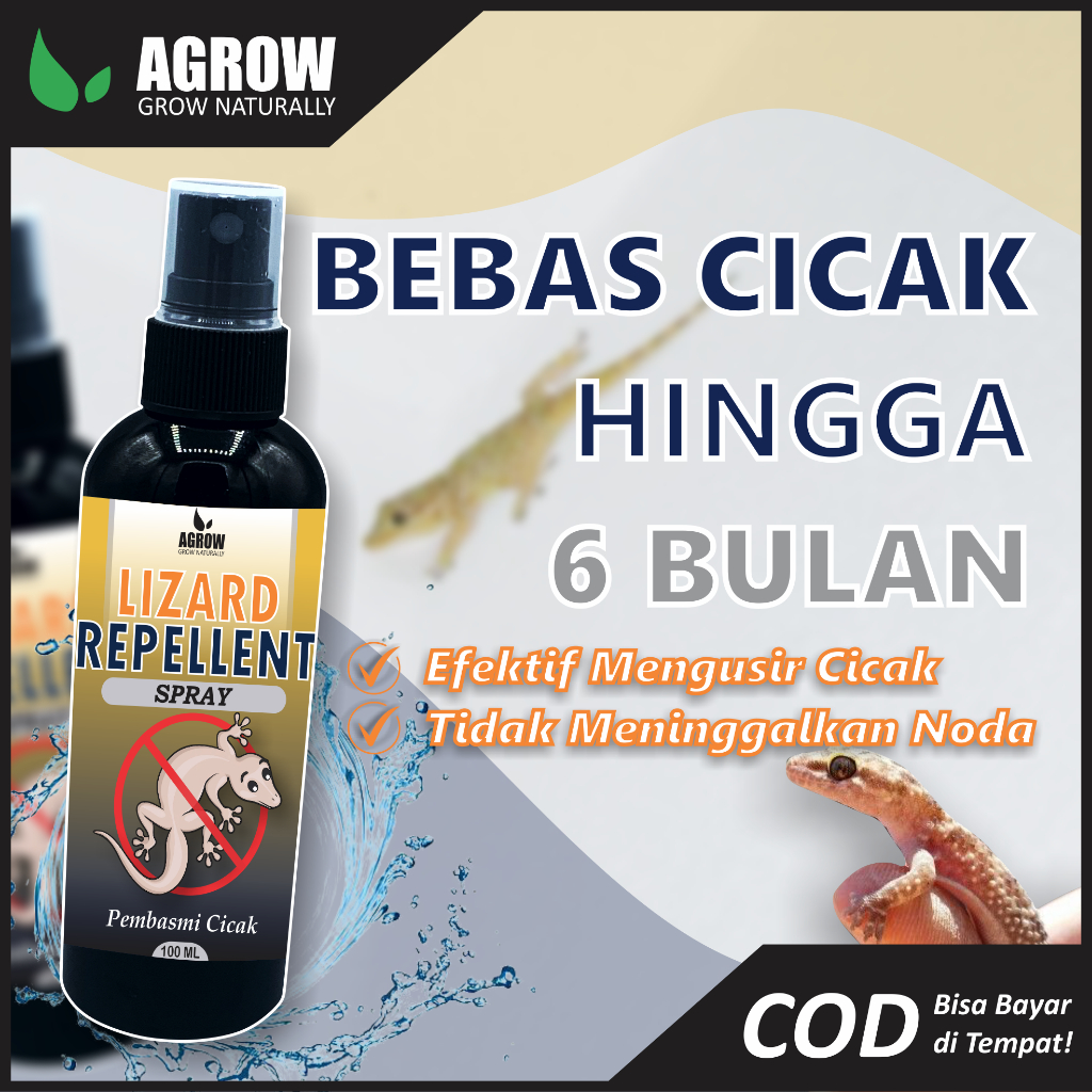 Jual Spray Pengusir Cicak Ampuh Aromatic Spray Cicak Repellent Organik ...