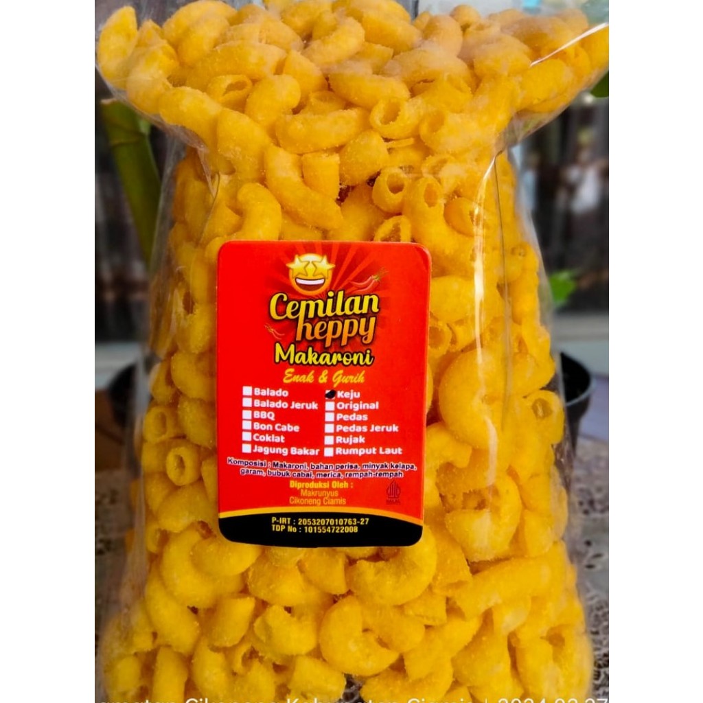 Jual Cemilan happy makaroni rasa keju | Shopee Indonesia