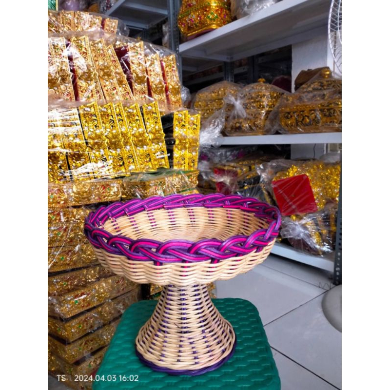 Jual Dulang rotan PREMIUM size 25cm cocok dipakai soda nggih bahan ...