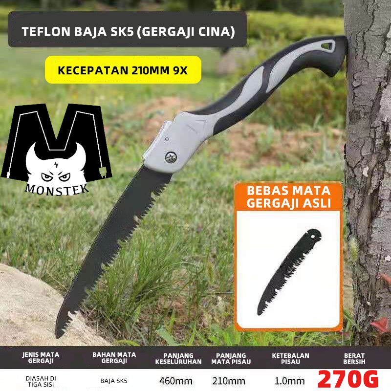Jual ♣︎Gergaji Lipat Portabel Folding Wood Hand Saw GERGAJI POHON GERGAJI KAYU gergaji Mecall ...
