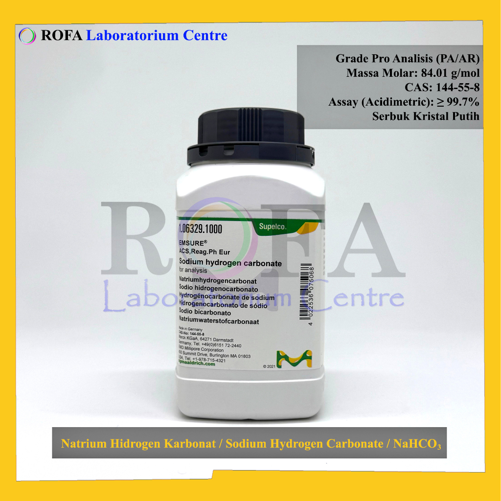 Jual Natrium Hidrogen Karbonat / Sodium Hydrogen Carbonate / NaHCO3 Pro ...