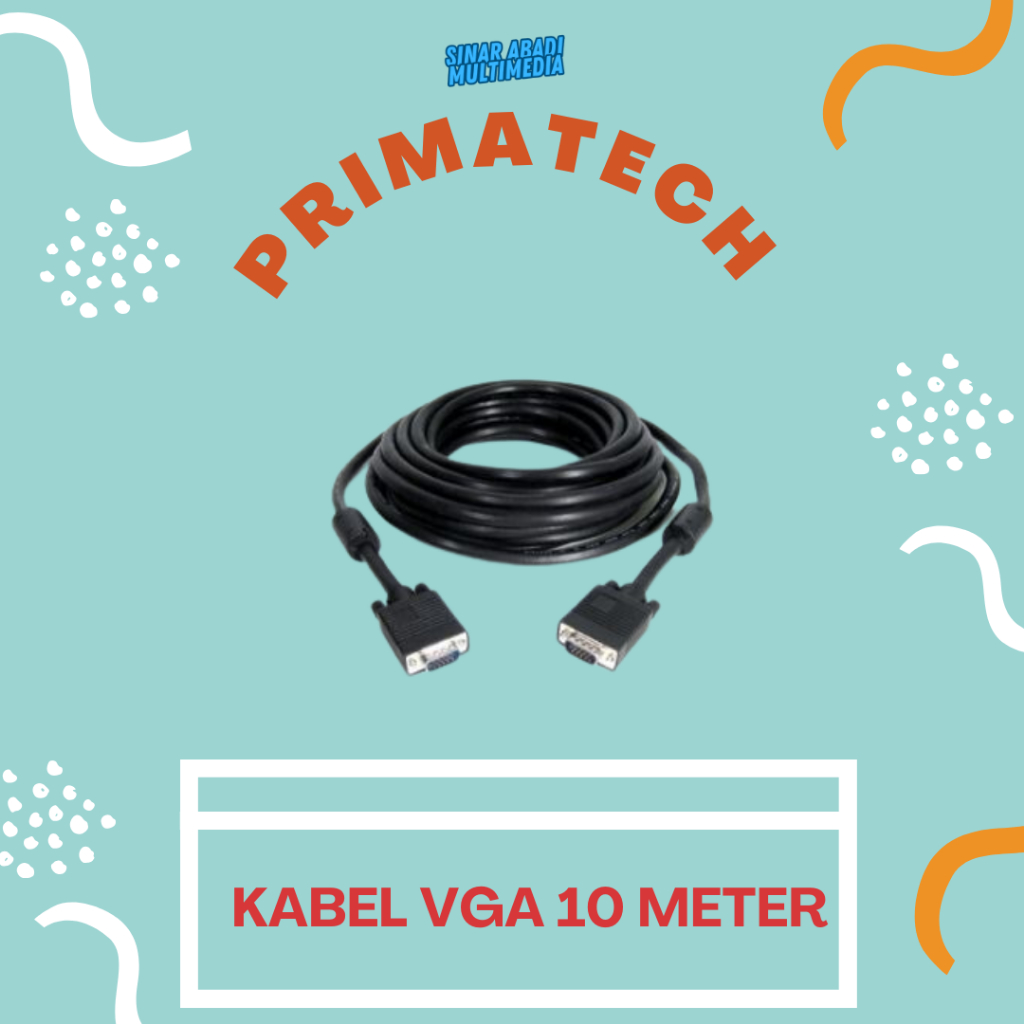 Jual Kabel VGA Primatech (10 Meter) | Shopee Indonesia