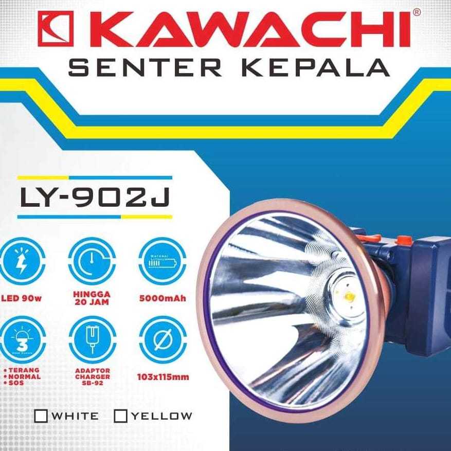 Jual SENTER KEPALA LED KAWACHI LY-902J 90WATT - SUPER TERANG - JARAK JAUH - TAHAN LAMA | Shopee ...