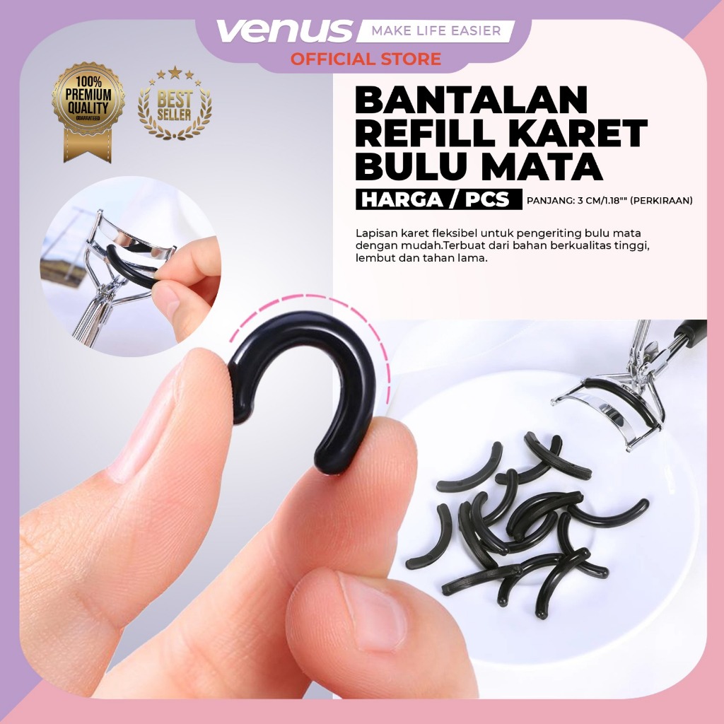Jual VENUSJKT - Bantalan Karet Refill Penjepit Bulu Mata – Bantalan ...
