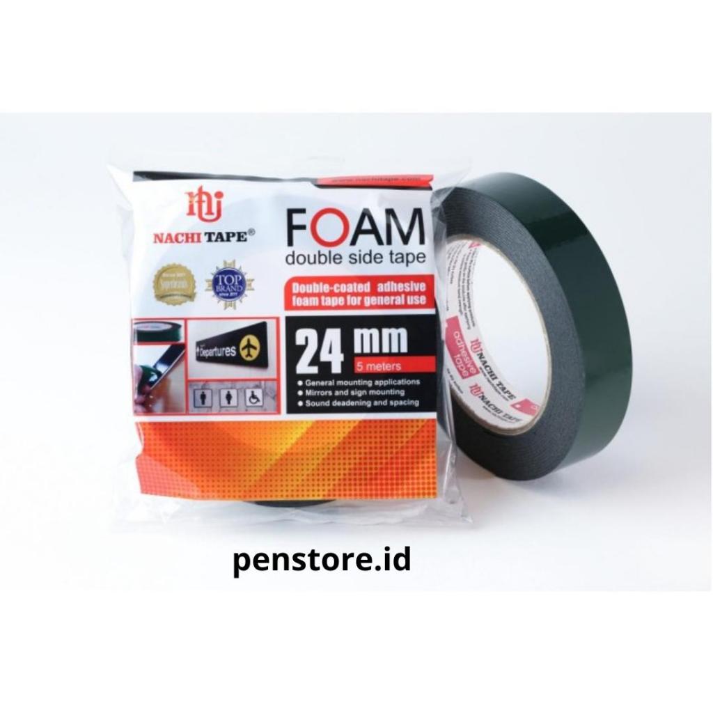 Jual (pcs) Double Tape Foam NACHI 1" Busa / Isolasi Double Tape Spons ...