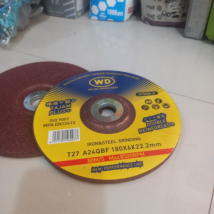 Jual Batu Gerinda Poles 7 Inchi WD 7X6 / Grimding Wheel 7 Inch Wd ...