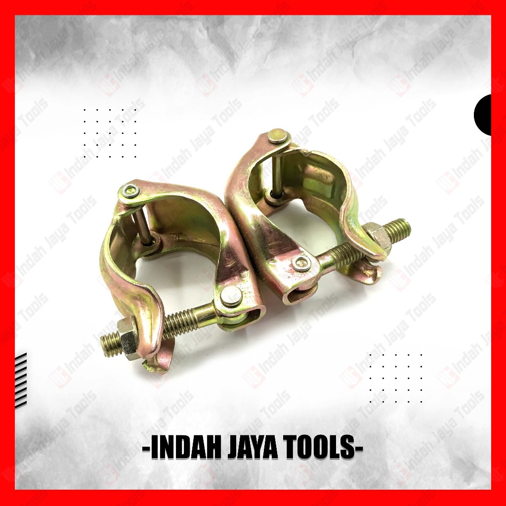 Jual CLAMP SCAFFOLDING 1.5 Inch - Swivel Fixed Hidup Mati Steger ...