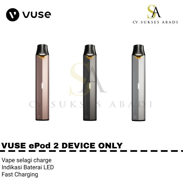 Jual VUSE e Pod VAPE DEVICE WARNA GRAPHITE - VUSE EPOD EPOD2 WARNA ...