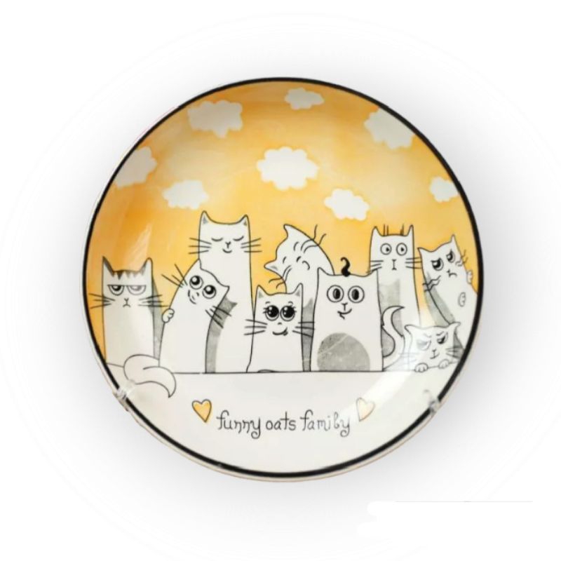 Jual piring kucing kuning | Shopee Indonesia