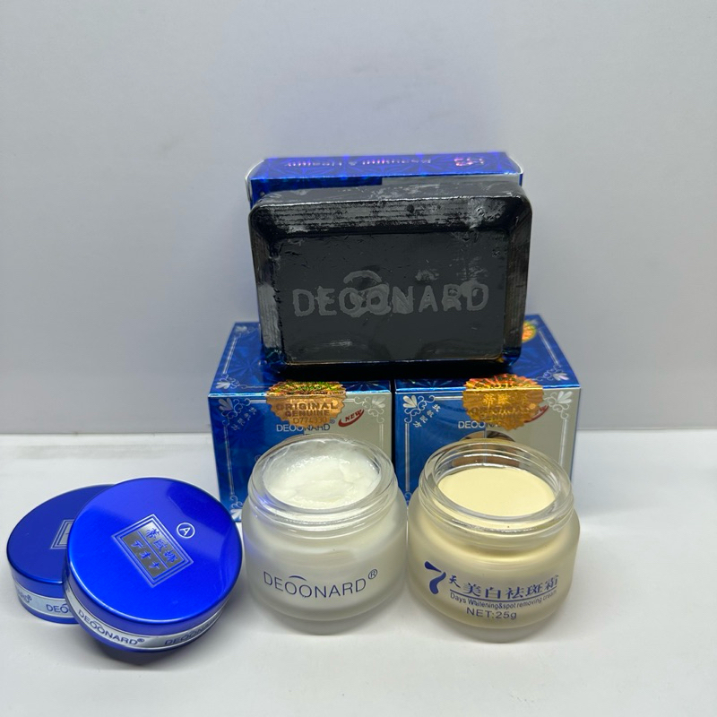 Jual PAKET 3in1 CREAM DEOONARD BIRU ORIGINAL ( cream siang, cream malam ...