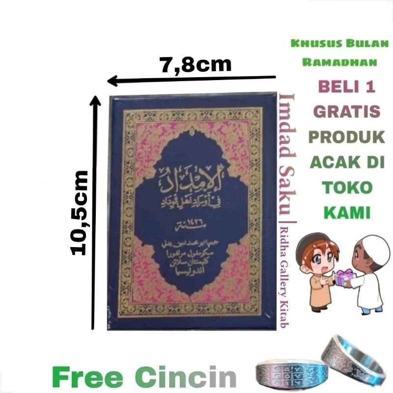Jual Kitab Imdad Ukuran Saku / Kecil Hard Cover AL-ZAHRA Sekumpul Free ...