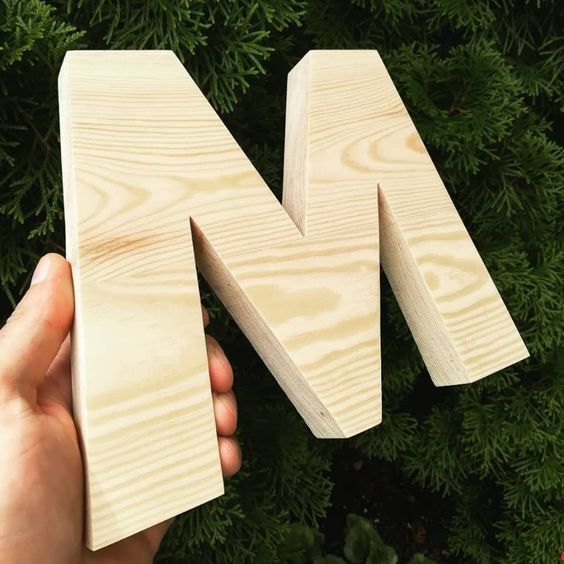 Jual Huruf Kayu Jati Belanda/Huruf Timbul Kayu 20cm | Shopee Indonesia
