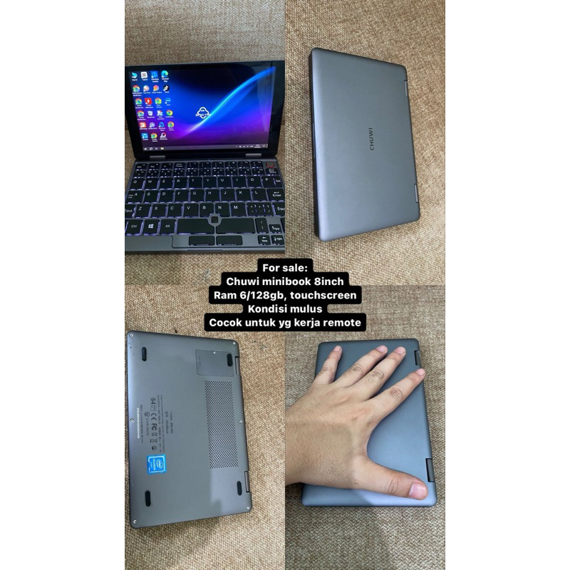 Jual CHUWI MINIBOOK 8 inch RAM 6/128 GB notebook/laptop | Shopee Indonesia