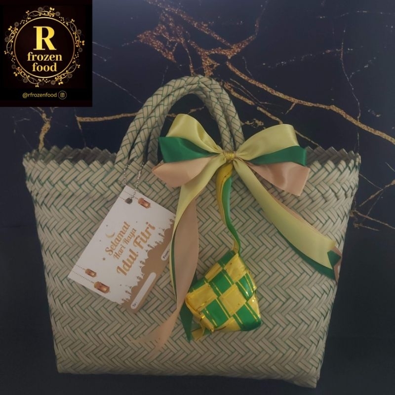 Jual Tas parcel anyaman hampers lebaran | Shopee Indonesia