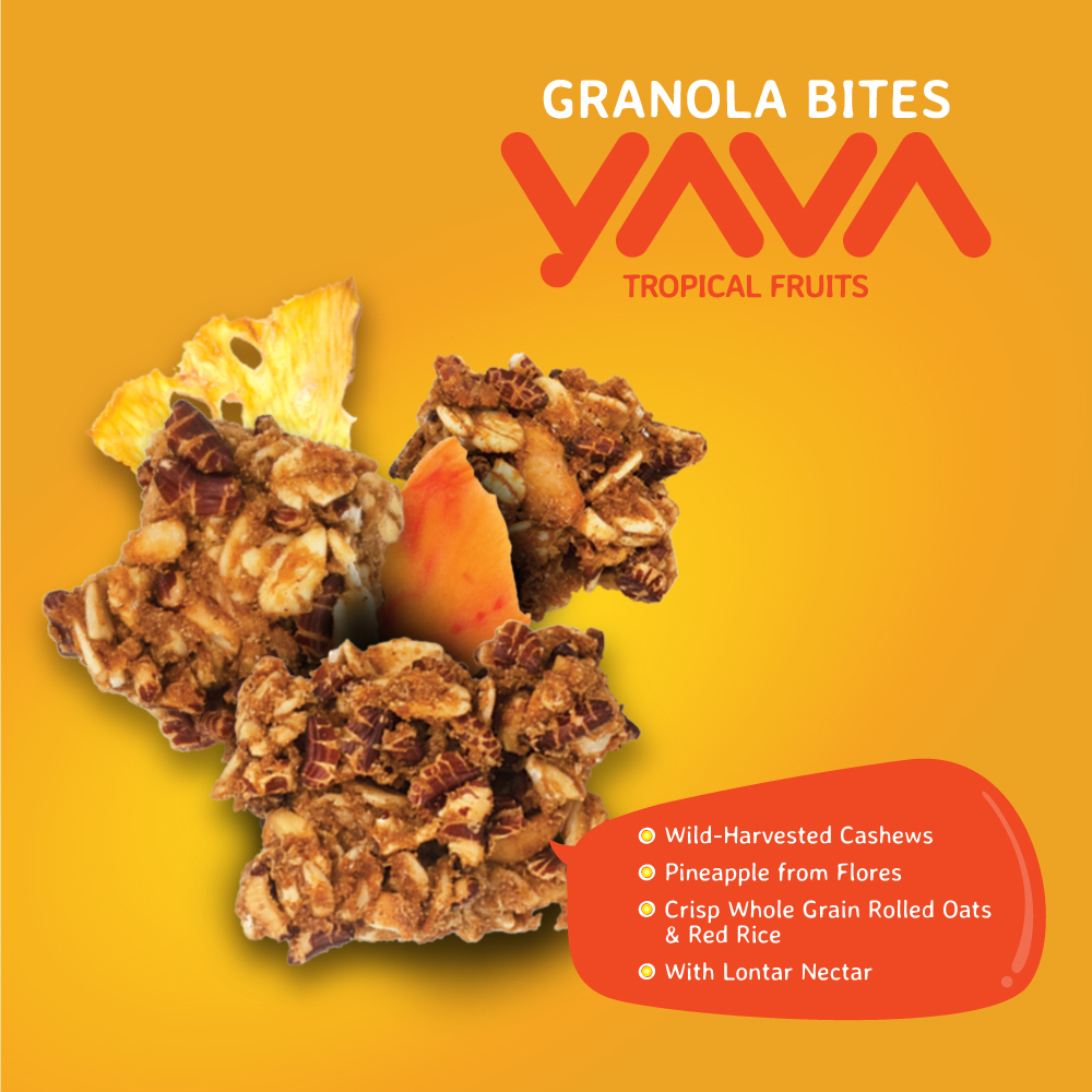 Jual YAVA Granola Bites Tropical Fruits 125g (Dulu : East Bali Cashew ...
