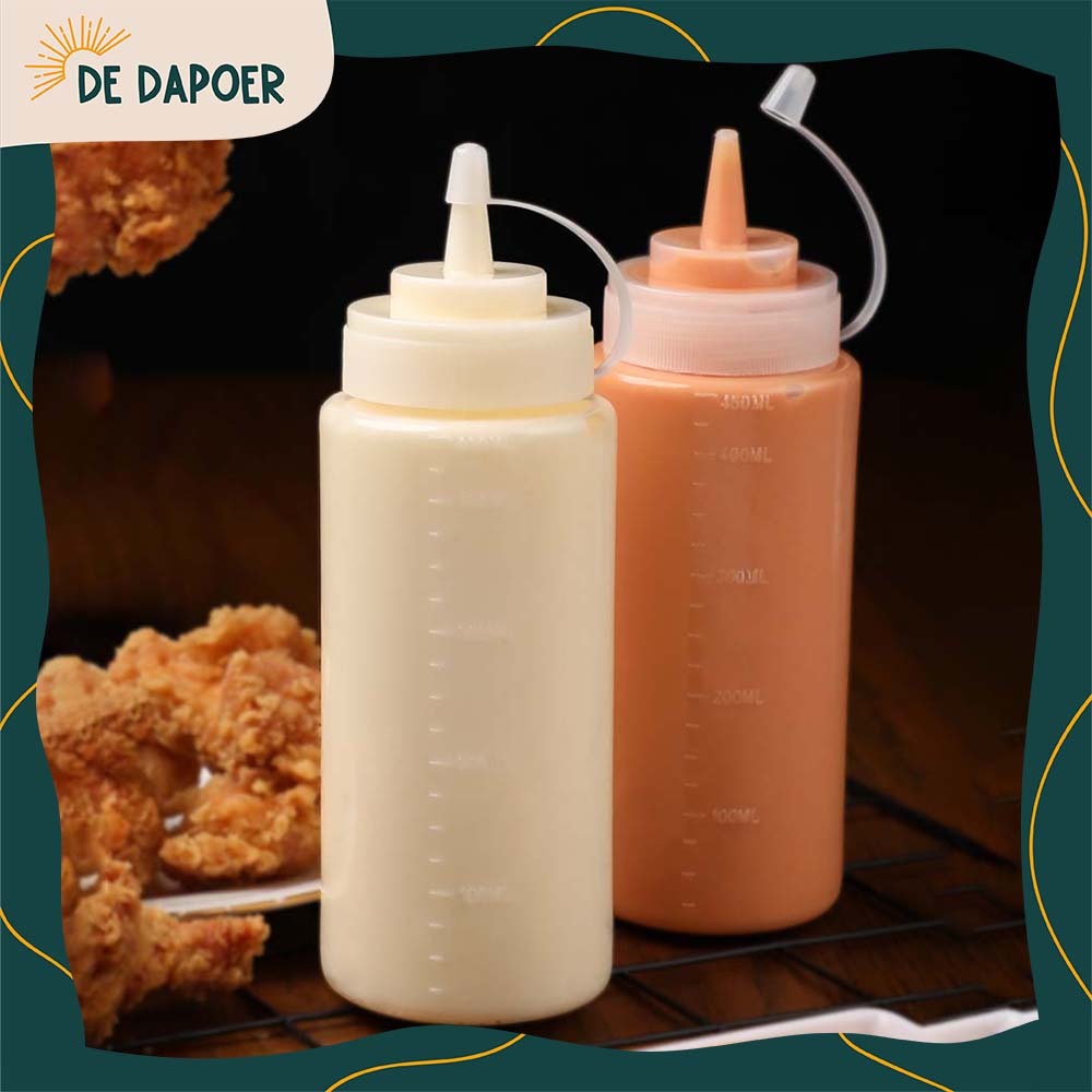 Jual Botol Plastik Putih Isi Ulang Penyimpan Sambal Saus Kecap Minyak ...