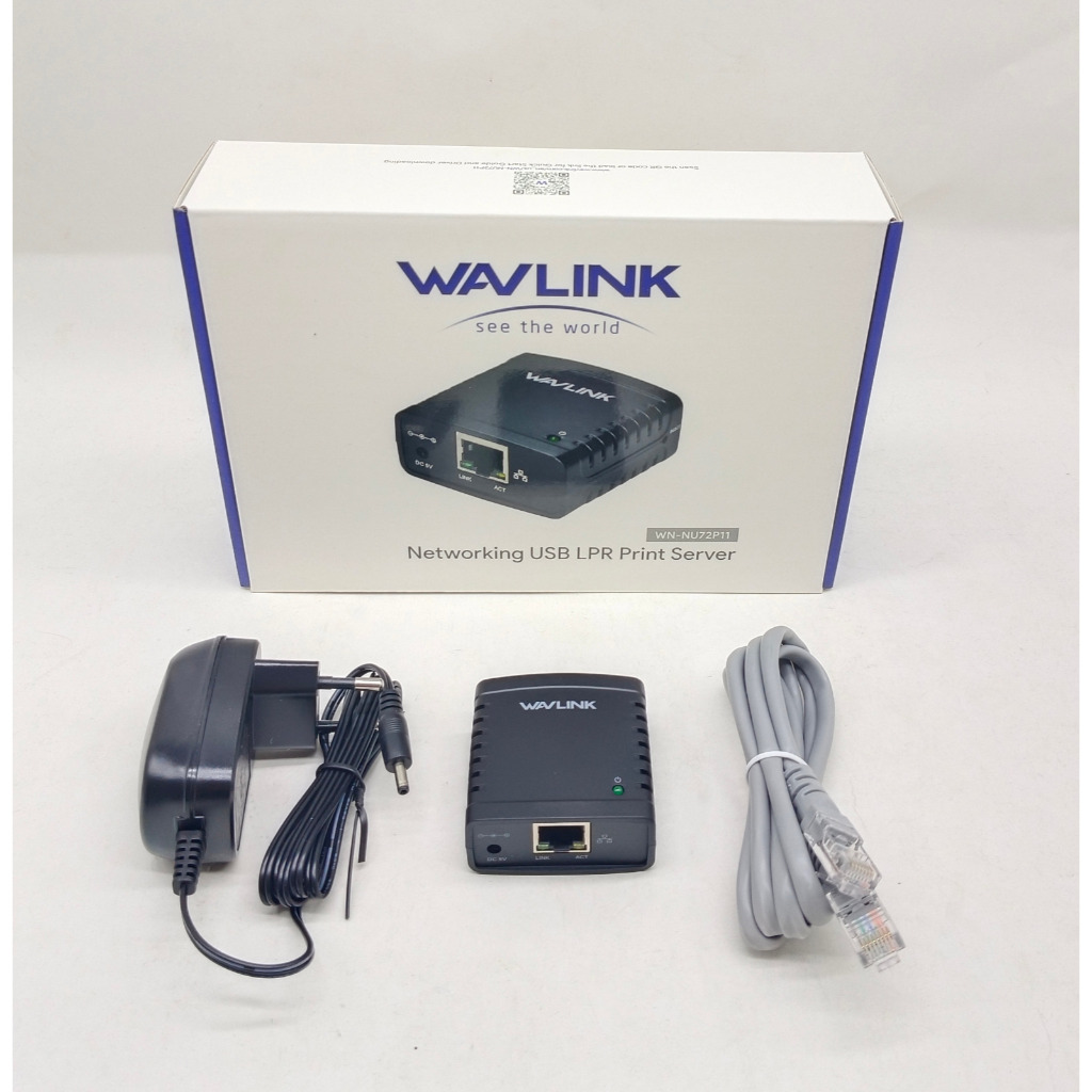 Jual WAVLINK USB 2.0 NETWORKING PRINT SERVER TIPE WN-NU72P11 Bandung ...