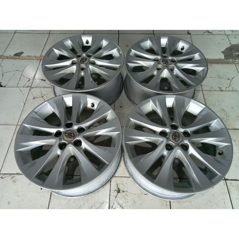 Jual Velg Original Alphard ring 18 lebar 7,5 pcd 5x114 | Shopee Indonesia