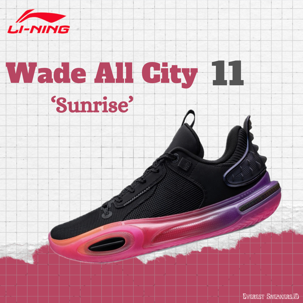 Jual Sepatu Basket Li Ning Wade All City 11 Sunrise Basketball Shoes ...