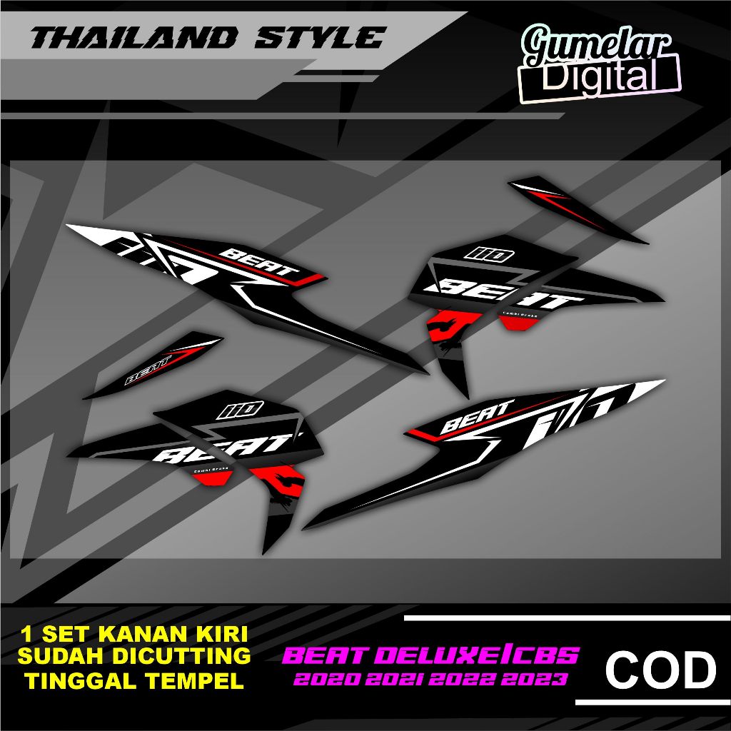 Jual STRIPPING SIMPEL HONDA BEAT DELUXE BEAT STREET THAILAND 4 MODEL ...