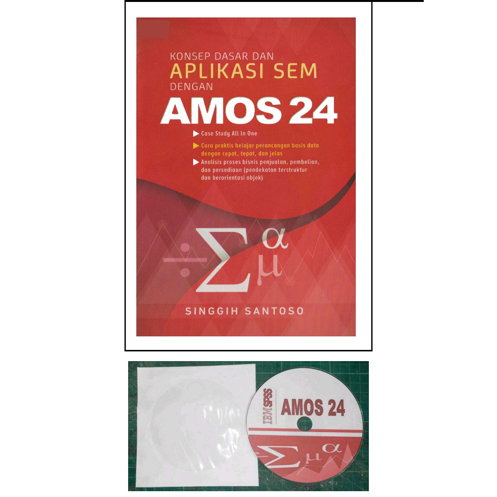 Jual Konsep Dasar dan Aplikasi SEM dengan Amos 24 + CD AMOS24 | Shopee ...