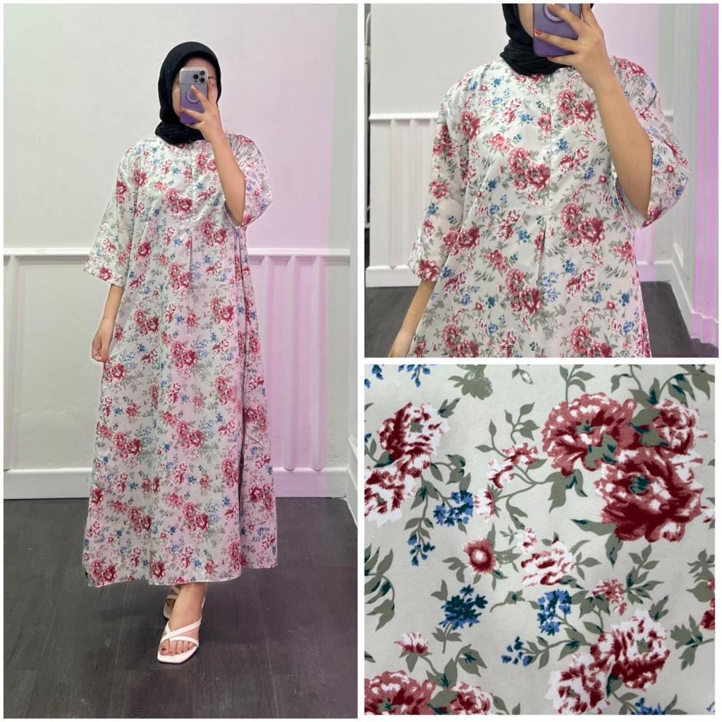 Jual RD FASHION - DASTER WANITA MOTIF KEKINIAN TANGAN 7/8 / Dress ...