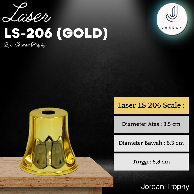 Jual Laser Piala/Trophy Ukuran 206, Jordan Trophy (12 pcs) | Shopee ...