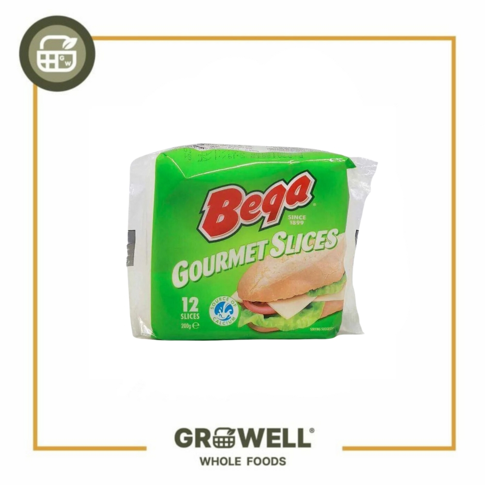Jual BEGA CHEESE SLICES GOURMET 200 GR | Shopee Indonesia