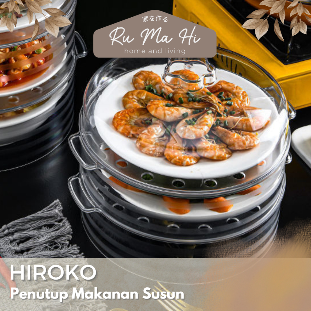 Jual RUMAHI -HIROKO Penyimpanan Sajian Tingkat Wadah Simpan Makanan ...