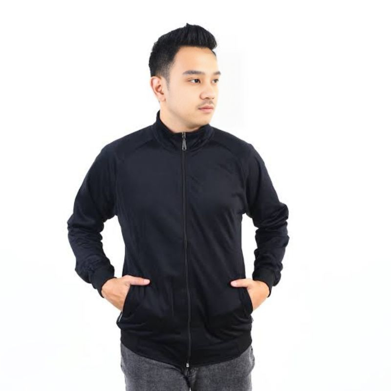 Jual JACKET TRACKTOP DIADORA HITAM POLOS | Shopee Indonesia
