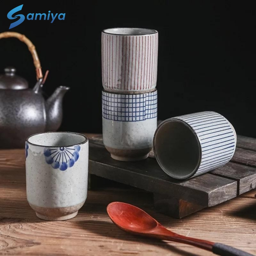 Jual japanese ceramic coffee tea cup handmade 180ml / gelas cangkir ...