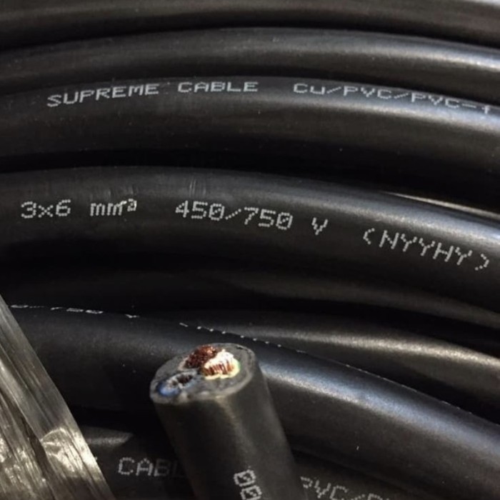 Jual Kabel NYYHY 3x6mm Supreme | Shopee Indonesia