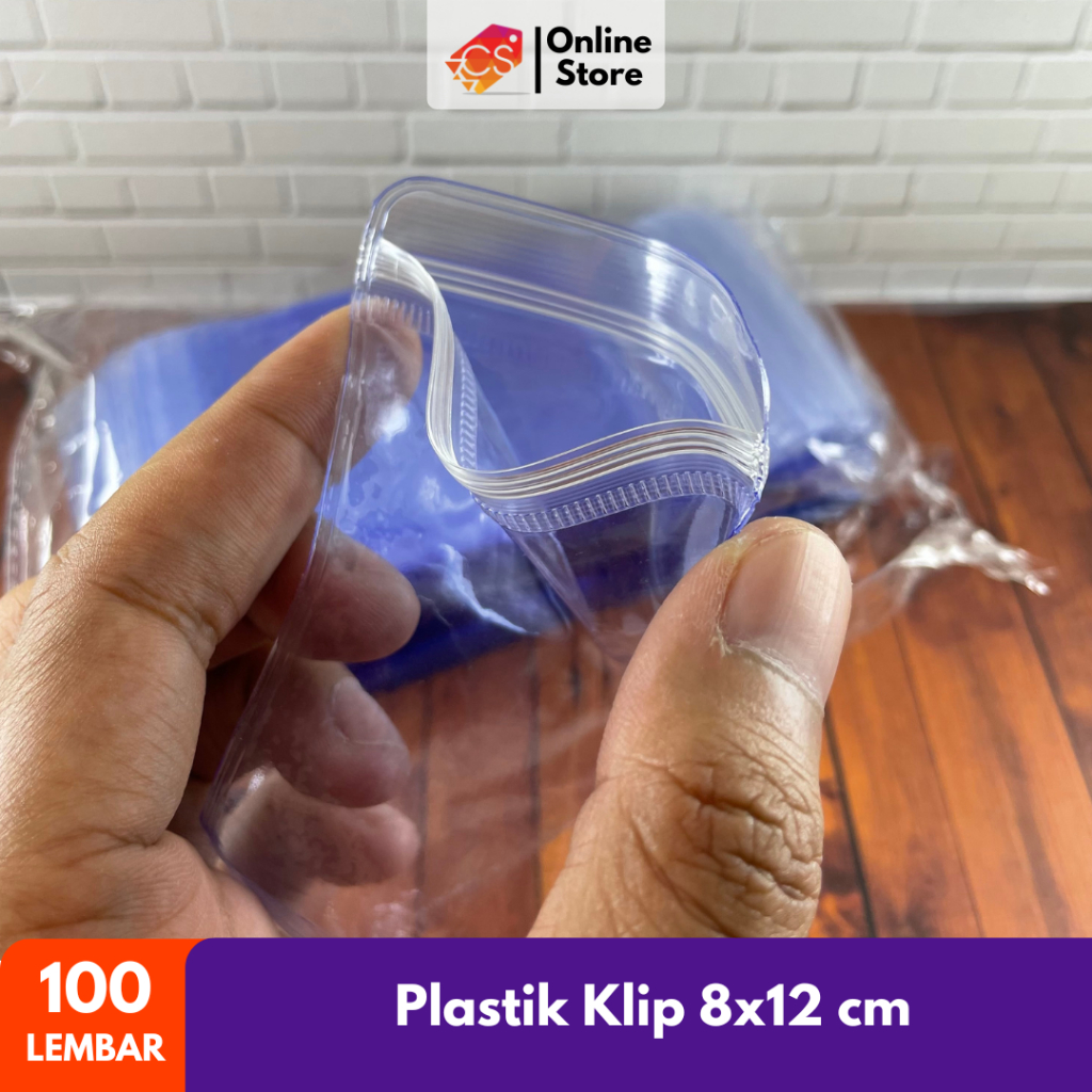 Jual Plastik Zip Lock Plastik Clip / Klip Ukuran 8x12cm (isi 100 lembar ...
